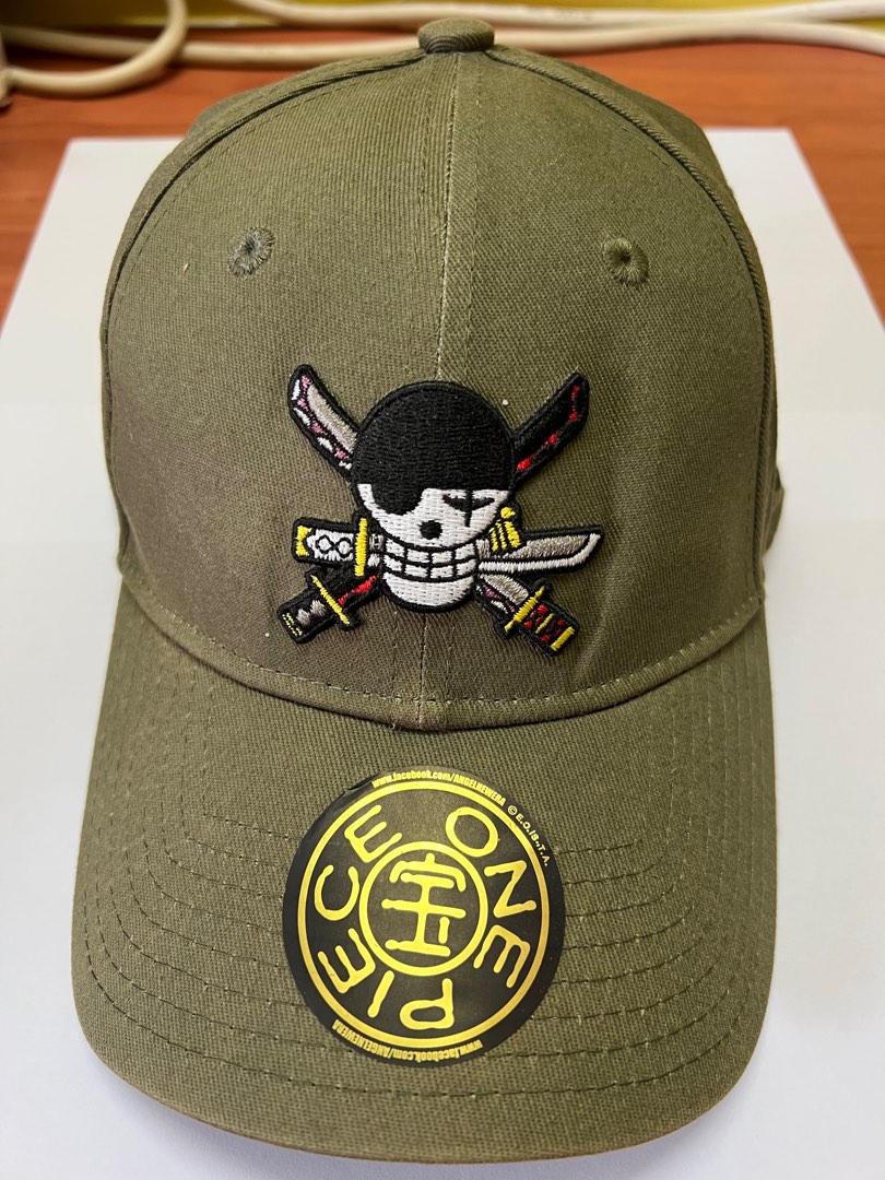 One Piece 20th Anniversary Cap - Zoro Green, Men's Fashion, Watches ...