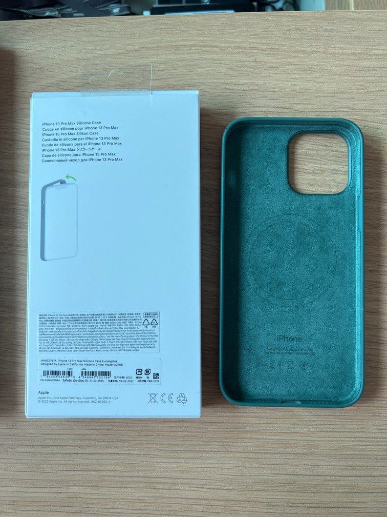 Original Apple iPhone 13 Pro Max Eucalyptus case, Mobile Phones ...