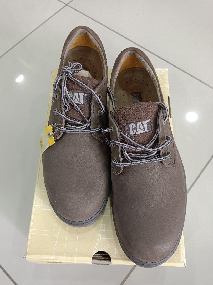 Original Kasut Caterpillar Dark Brown 10UK (NOS), Men's Fashion ...