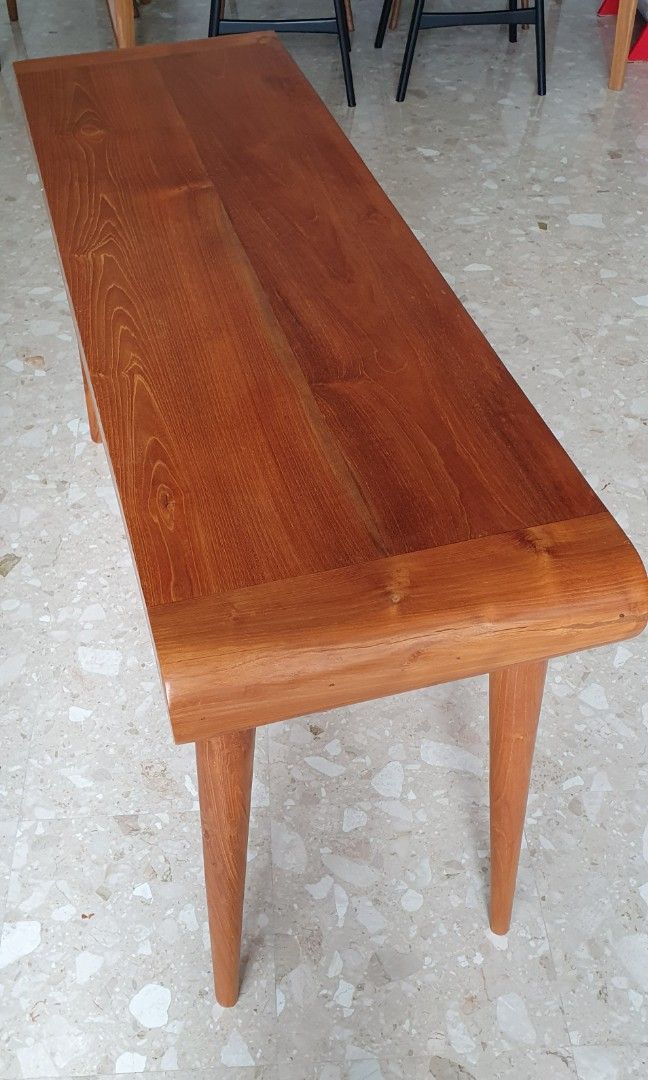 Pencil leg table w drawers, Furniture & Home Living, Furniture, Tables ...