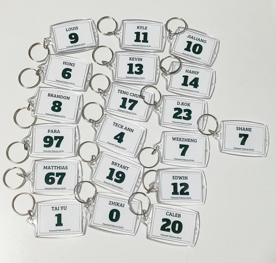 Personalised Keychain Customised with Name Photo Emergency Contact ...