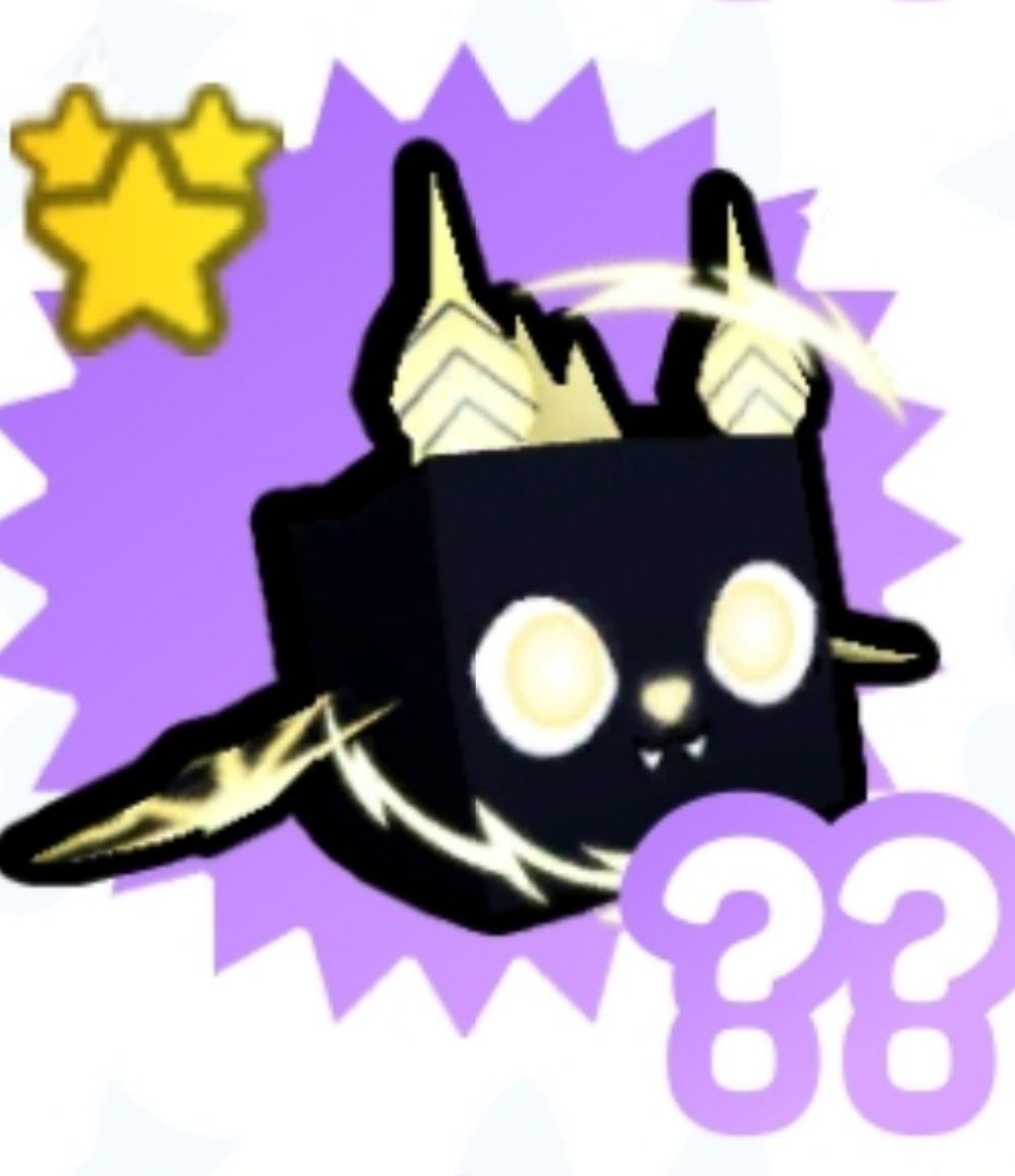 Pet Simulator X - Lightning Bat Exclusive, Video Gaming, Video Games ...