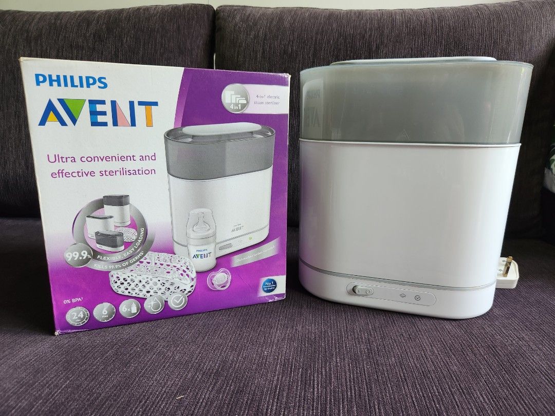 Philips Avent 4-in-1 Electric Steam Steriliser, Babies & Kids, Nursing ...