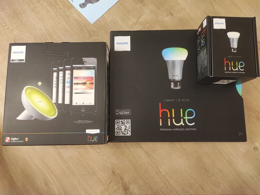 Philips Hue Wireless Lighting Set Gen 1, Furniture & Home Living ...