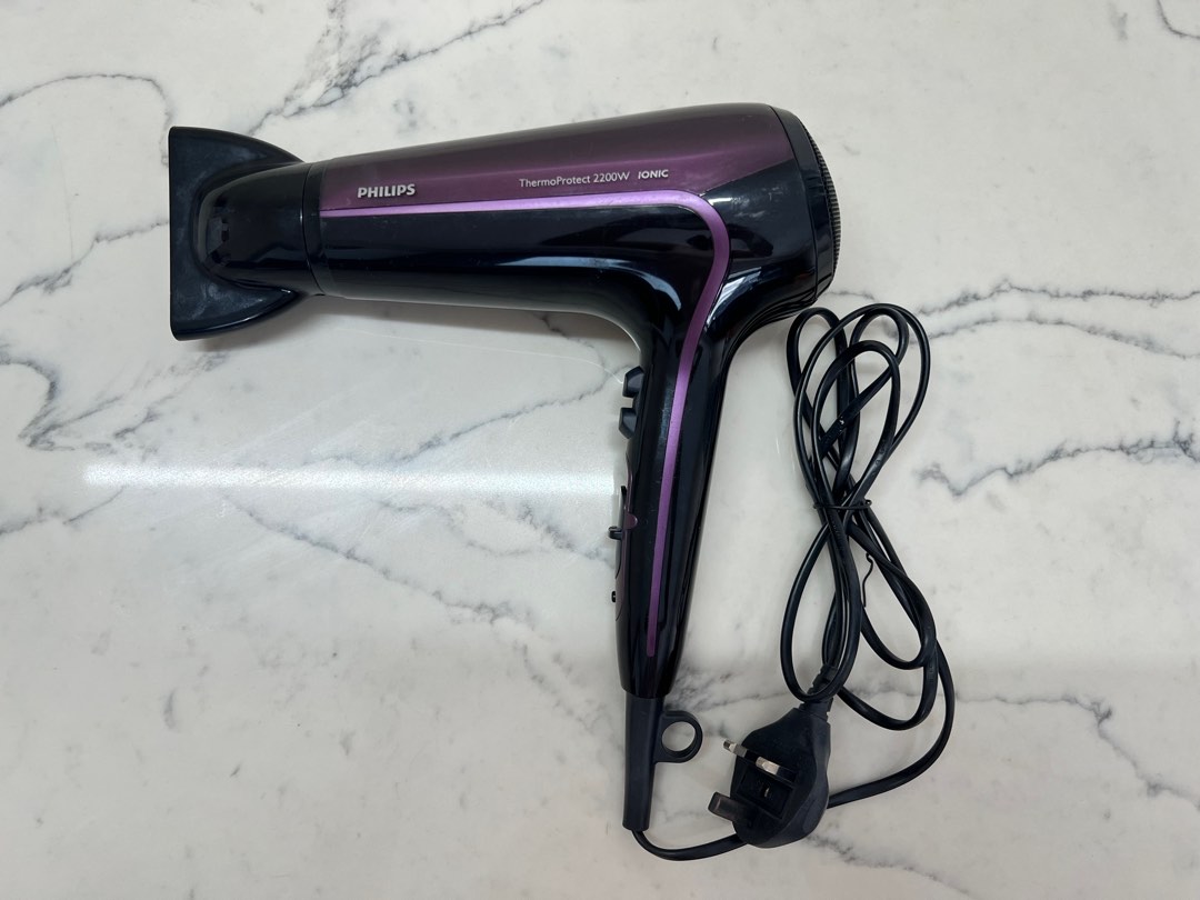 Philips ThermoProtect Ionic Hairdryer 2200W, Beauty & Personal Care ...