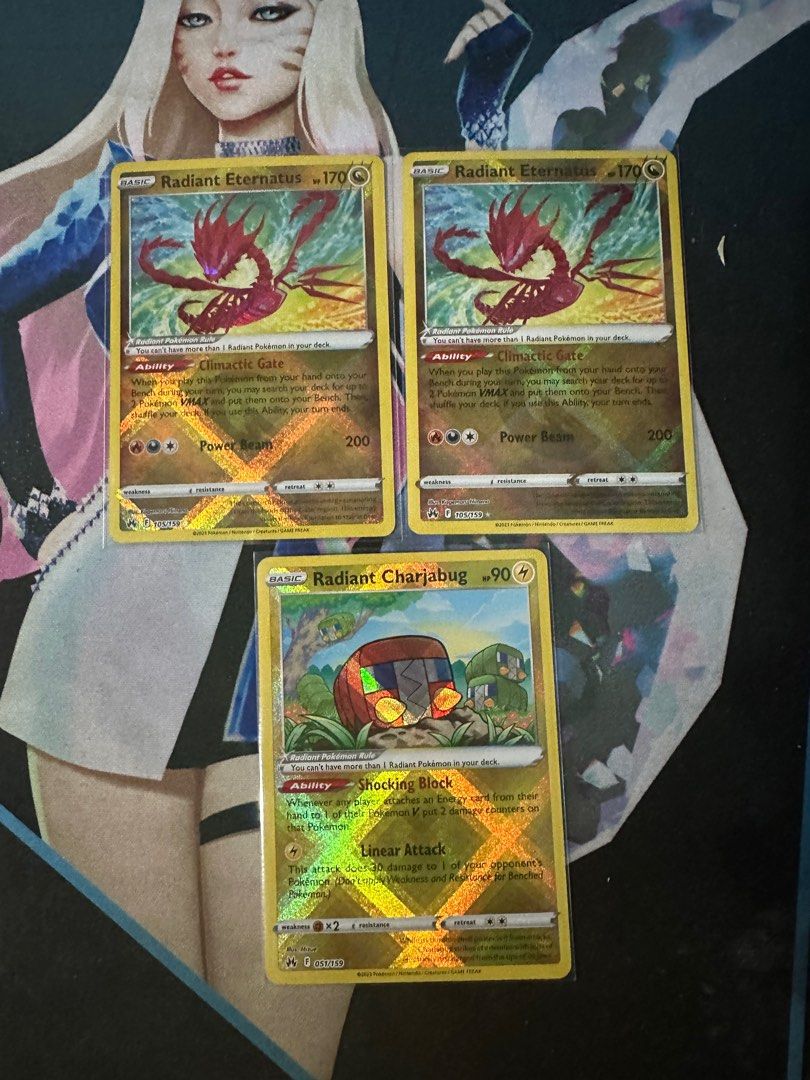 Pokemon TCG Crown Zenith Hits Singles | Pikachu | Adaman | Radiant ...