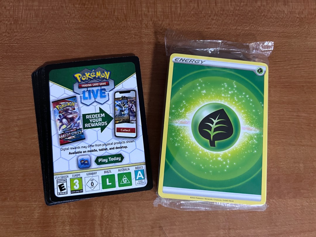 Pokemon TCG Energy and Code Cards, Hobbies & Toys, Toys & Games on ...
