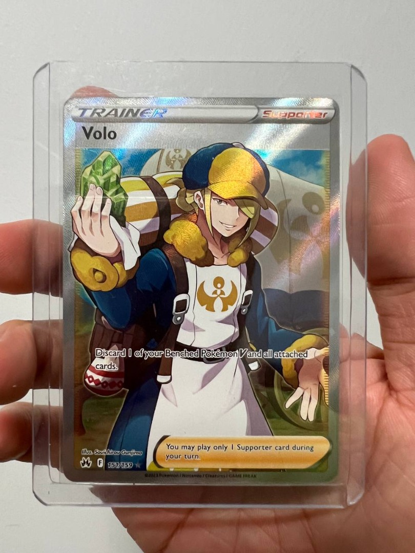 Pokemon TCG: Volo Full Art 151 Crown Zenith, Hobbies & Toys, Toys ...