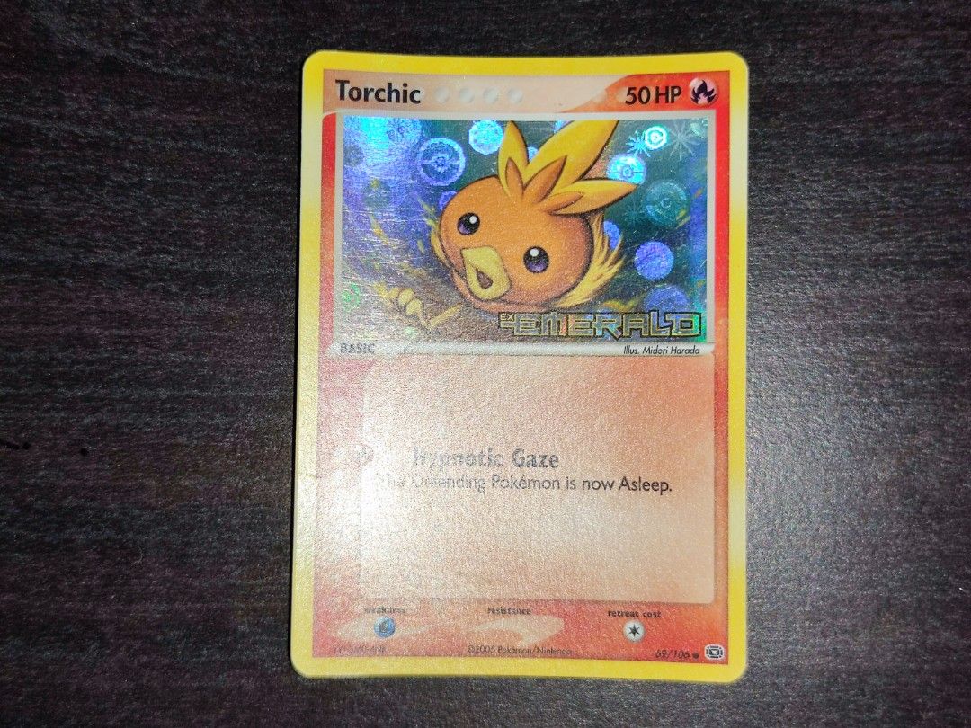 Pokemon Torchic 69/106 EX Emerald, Hobbies & Toys, Toys & Games on ...