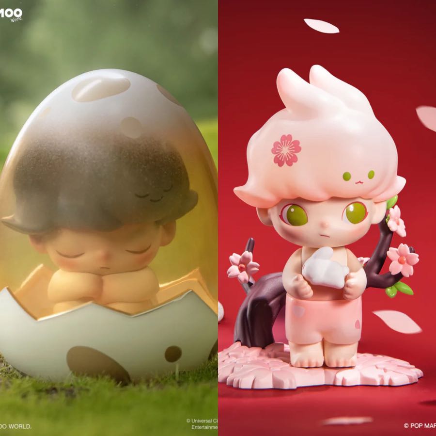 Popmart Dimoo Romantic Encounter Chinese New Year & Dimoo Jurassic ...