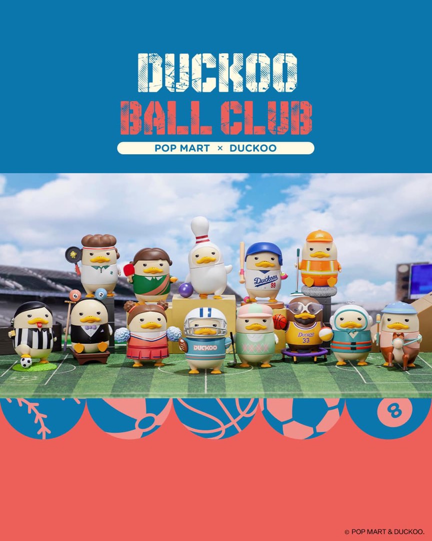 POPMART- DUCKOO BALL CLUB (POLO), Hobbies & Toys, Toys & Games on Carousell