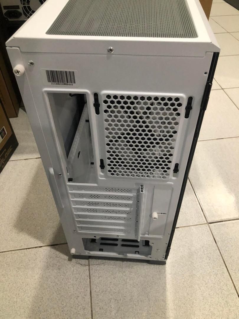 Powerlogic Falcon Agile Tempered Glass Gaming RGB PC Case White ...