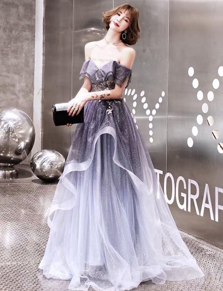 Prom Gown, Women's Fashion, Dresses & Sets, Evening dresses & gowns on ...