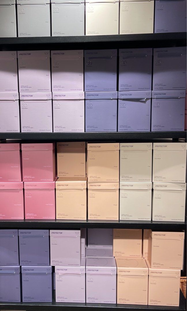 Protector 3d 立體型口罩 30片/獨立包裝, 健康及營養食用品, 口罩、面罩 - Carousell