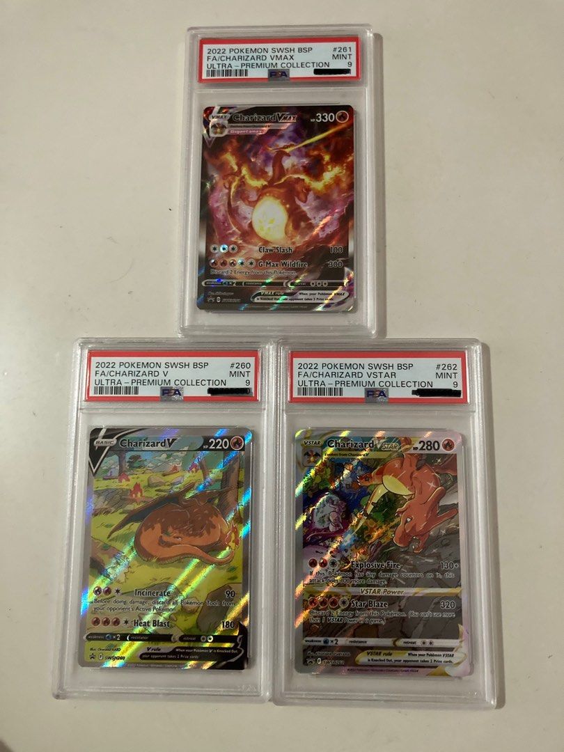 PSA 9 charizard v vstar vmax upc ultra premium promo pokemon card ...
