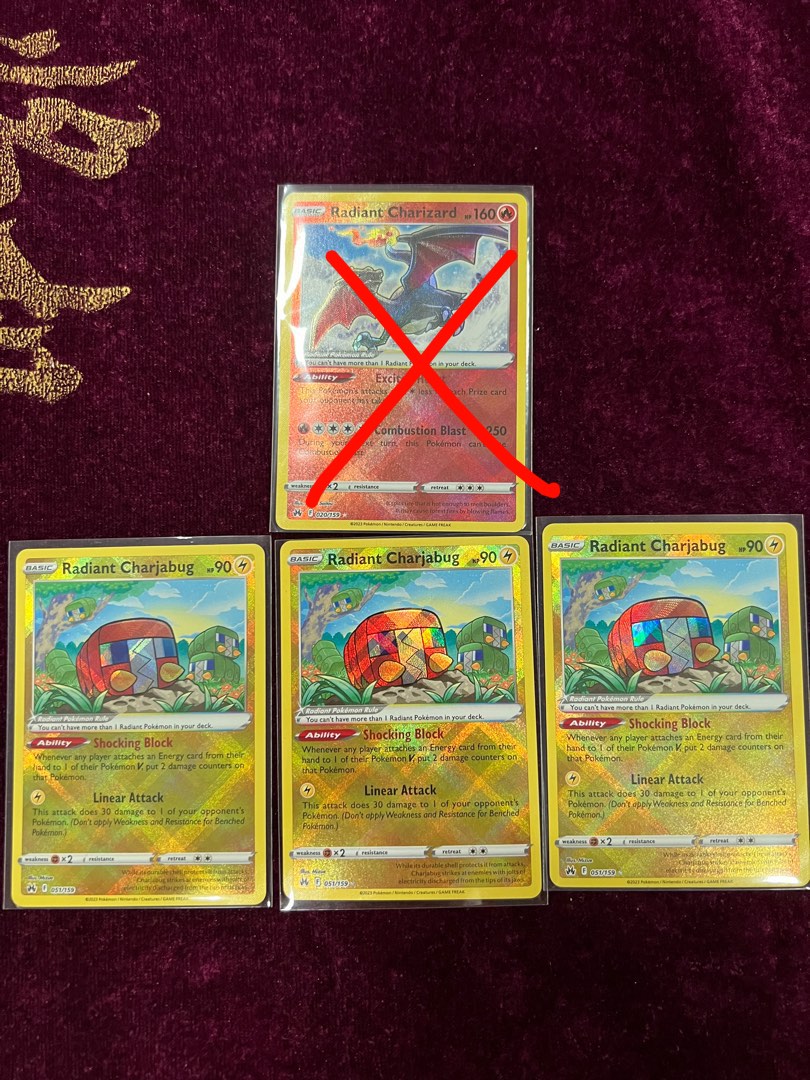 Radiant charizard, Hobbies & Toys, Toys & Games on Carousell