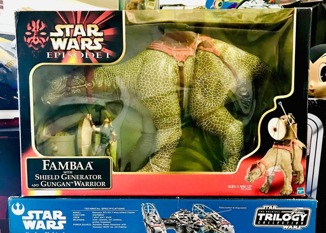 RARE !!! HUGE !!! STAR WARS EPISODE 1 - FAMBAA WITH SHIELD GENERATOR ...