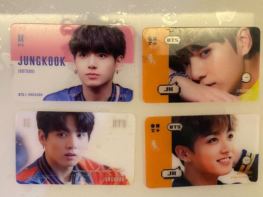 RARE TRANSPARENT KPOP BTS JUNGKOOK PHOTOCARDS, Hobbies & Toys ...