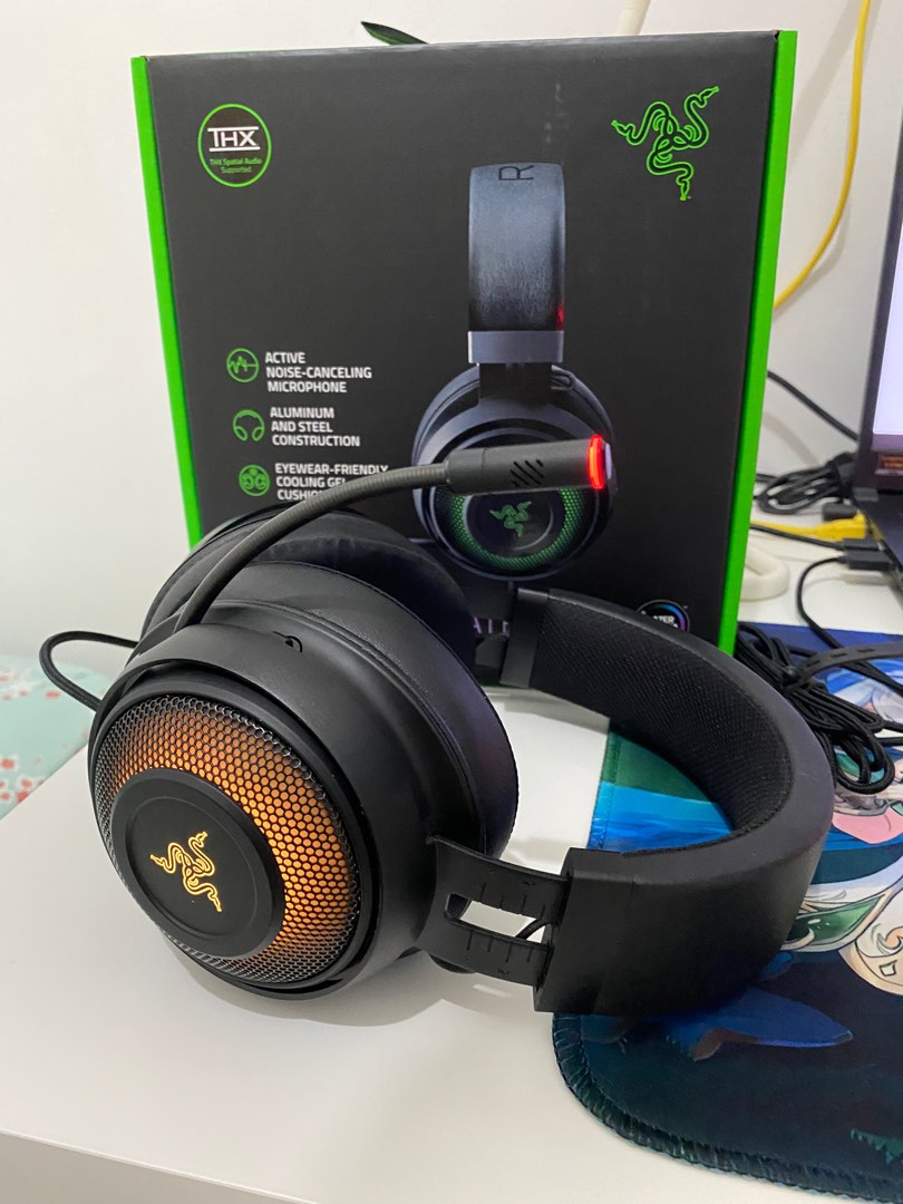 Razer Kraken Ultimate Chroma USB Surround Headset with ANC mic (gaming ...