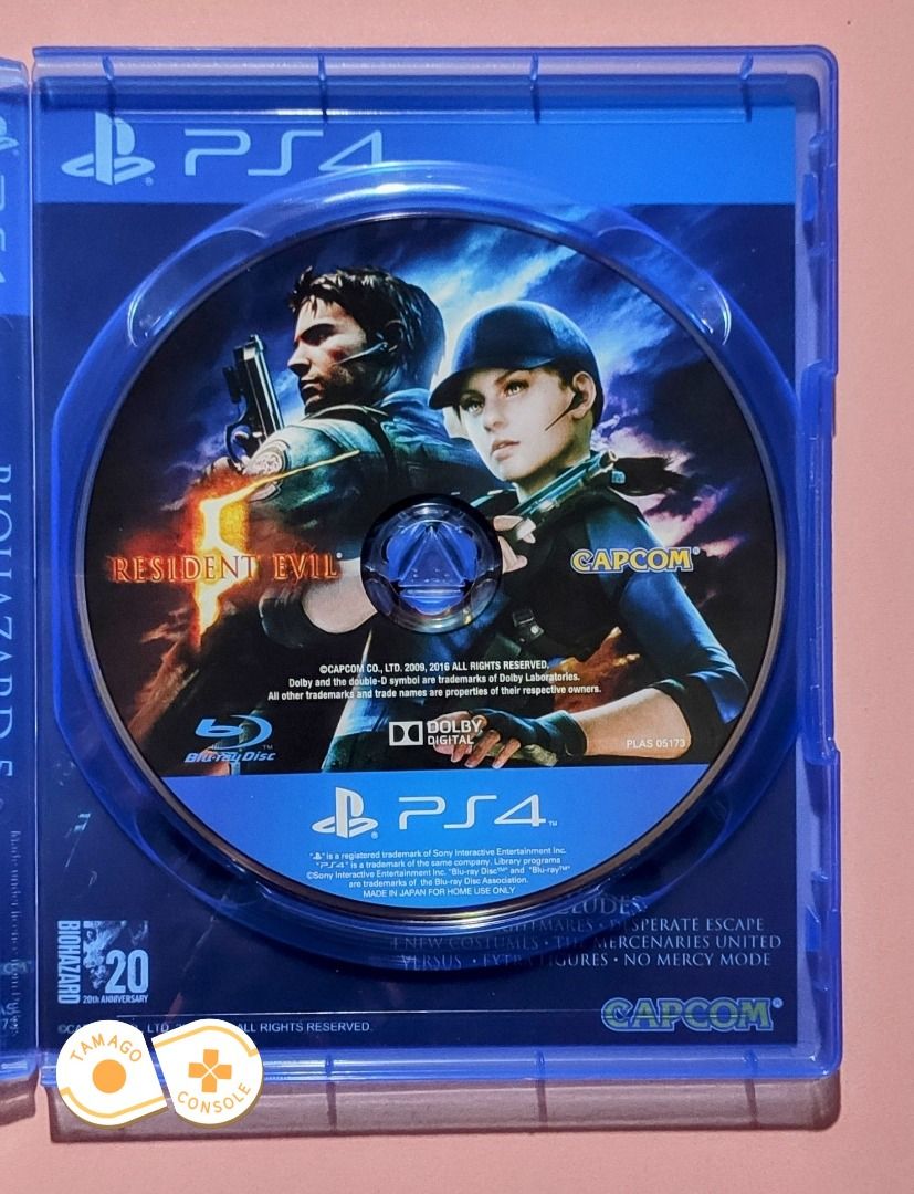 Resident Evil 5 - [PS4 Game] [ENGLISH Language] [CIB / Complete In Box], Video Gaming, Video ...