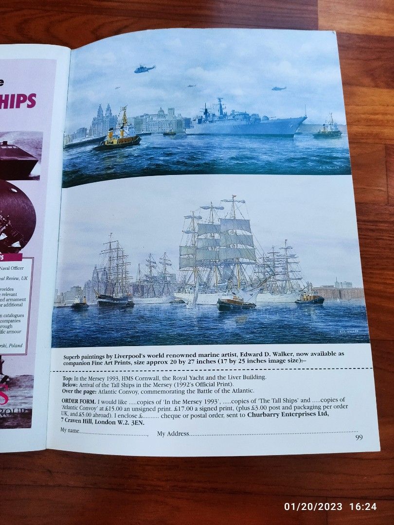 Return of The Battleships And Aircraft To The Mersey 1993, Hobbies ...
