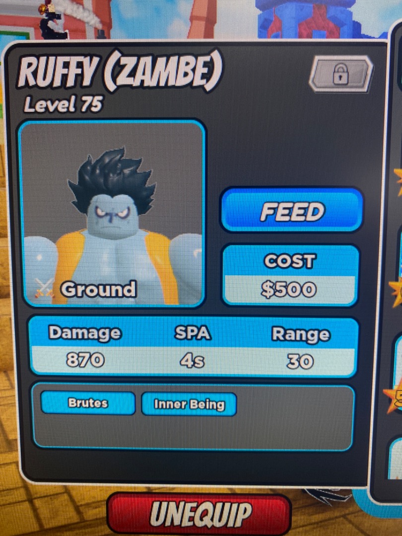 Roblox astd luffy nightmare, 其他, 其他 - Carousell