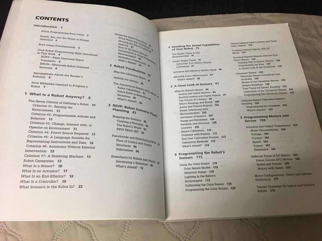 Robot Programming Book - A Guide To Controlling Autonomous Robots, Hobbies & Toys, Books ...