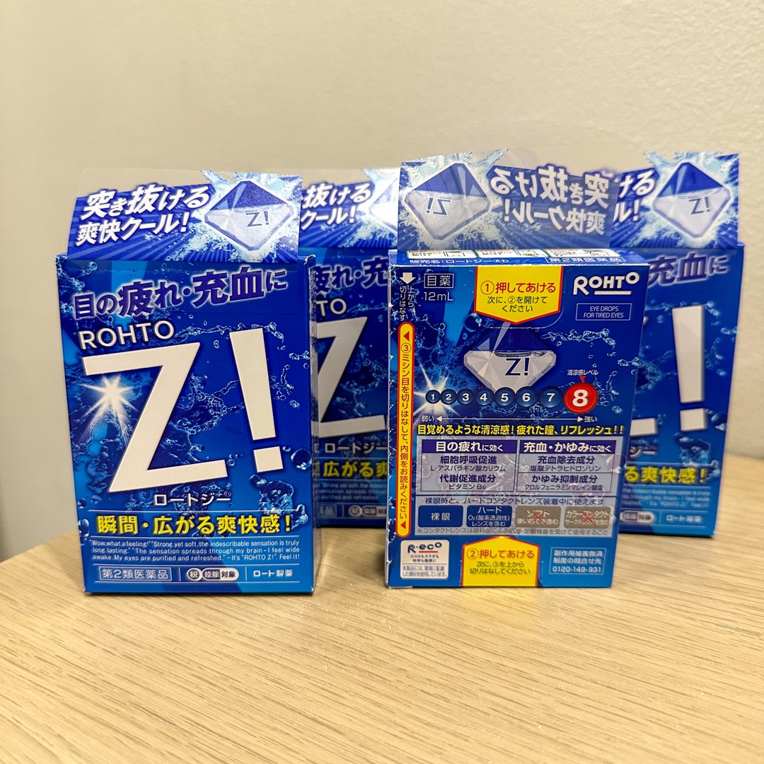 Rohto Z Eyedrops, Beauty & Personal Care, Vision Care on Carousell