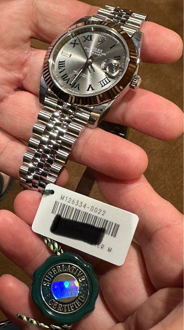 Rolex 126334 Datejust 41mm Wimbleton Dec 2022, Luxury, Watches on Carousell
