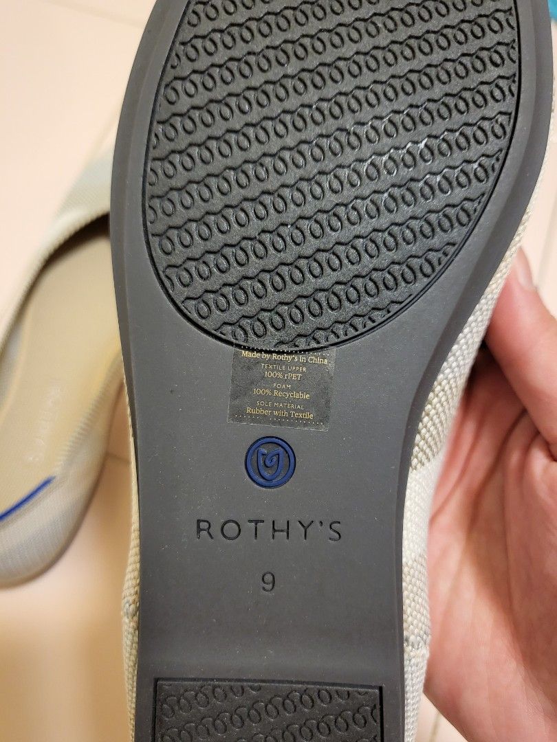 ROTHYS - The Flat - Golden Big Stripe, Women's Fashion, Footwear, Flats ...