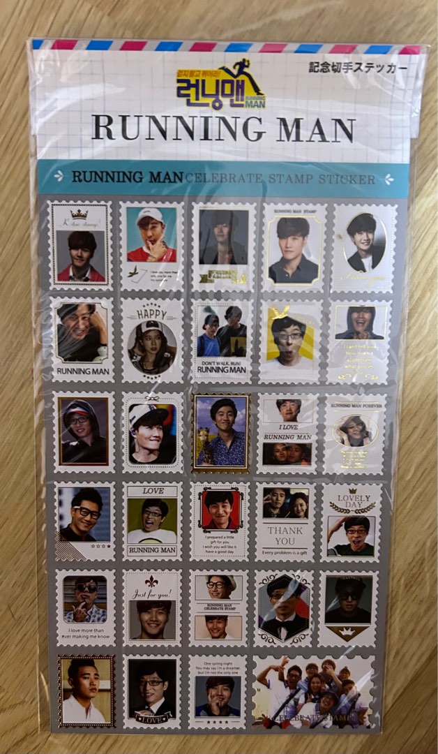 Running Man Stickers, Hobbies & Toys, Memorabilia & Collectibles, K ...