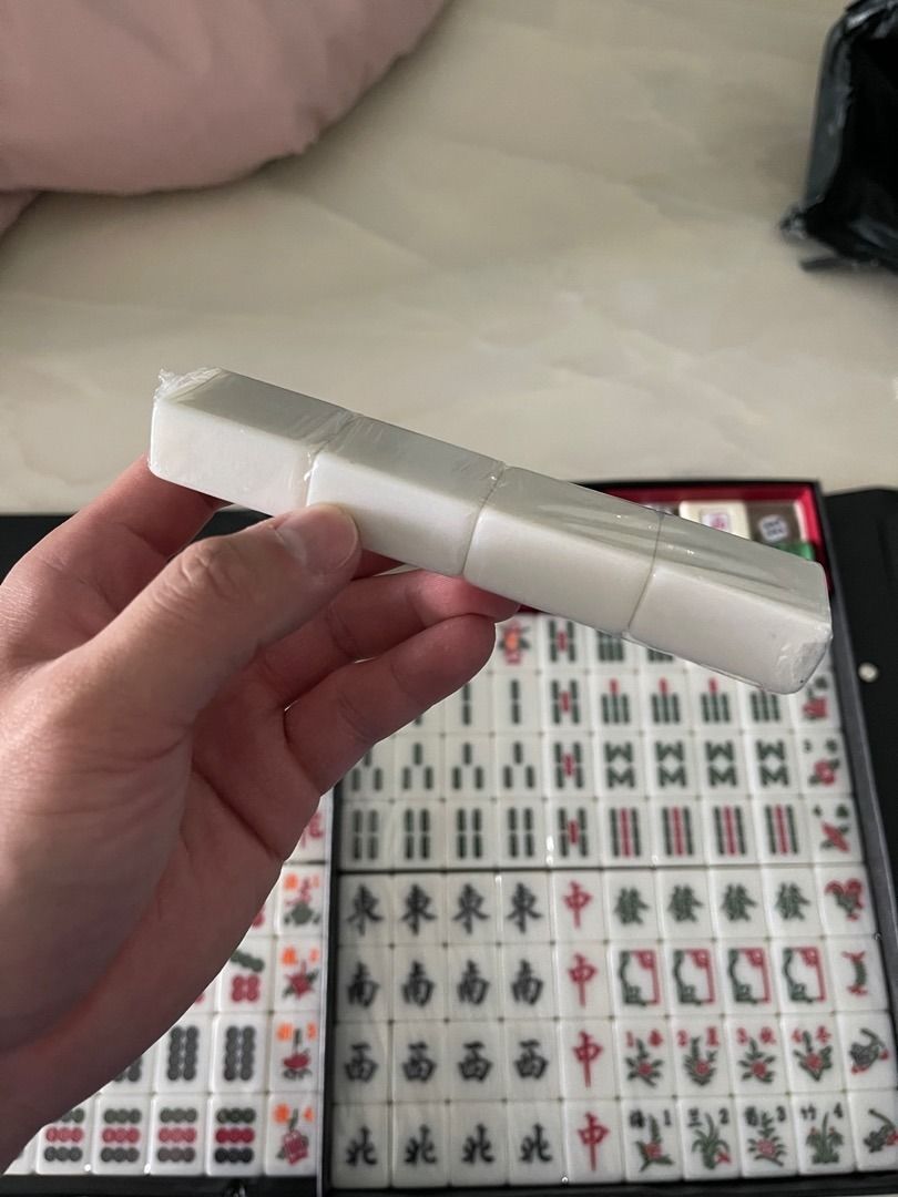 [SAME DAY DELIVERY]Mahjong Tiles Set (Jade White Edition) 168 TILES ...