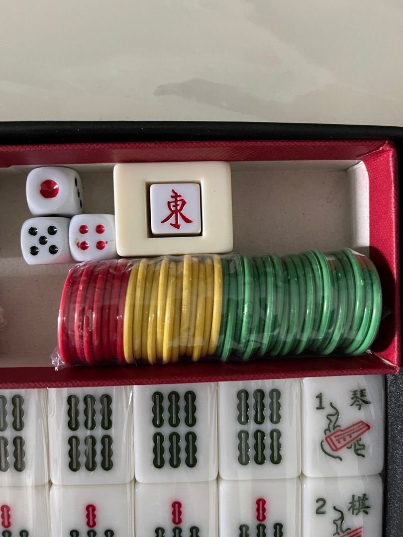[SAME DAY DELIVERY]Mahjong Tiles Set (Jade White Edition) 168 TILES ...
