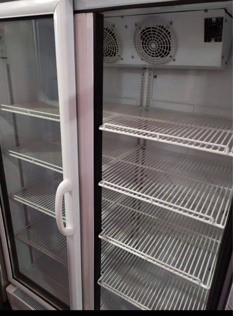 SANDEN DISPLAY 2 DOOR STANDING CHILLER, TV & Home Appliances, Kitchen ...