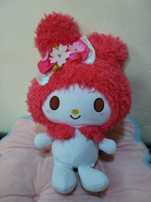 Sanrio My Melody Sakura Stuff Toy 14", Hobbies & Toys, Toys & Games on ...