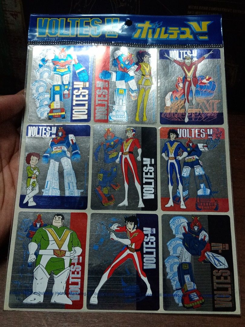 Sealed 1999 Voltes V Sticker Toei Japan (Robot & Pilot), Hobbies & Toys ...