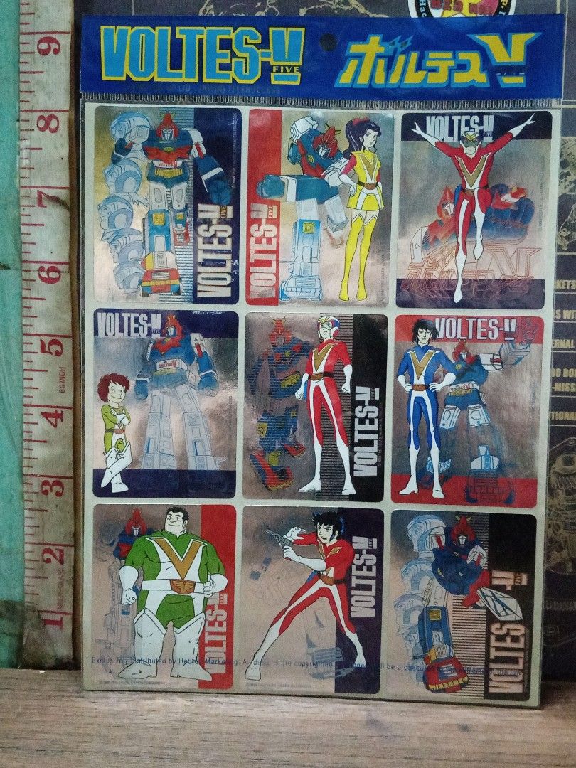 Sealed 1999 Voltes V Sticker Toei Japan (Robot & Pilot), Hobbies & Toys ...