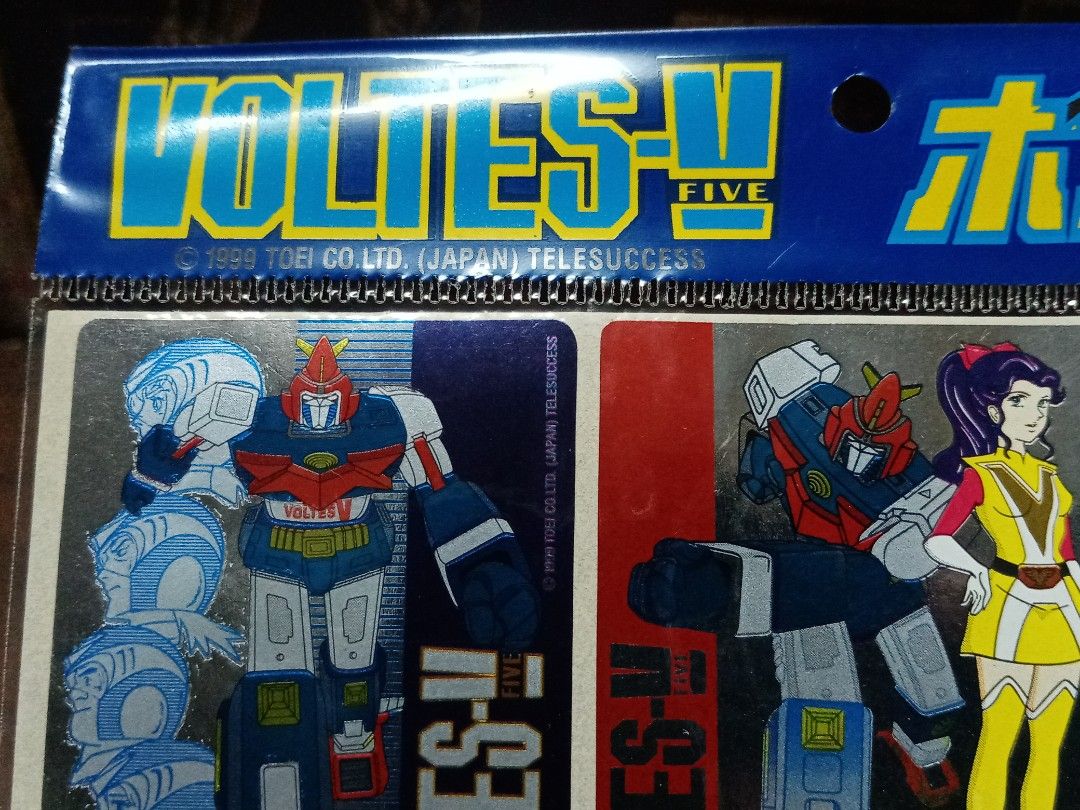 Sealed 1999 Voltes V Sticker Toei Japan (Robot & Pilot), Hobbies & Toys ...