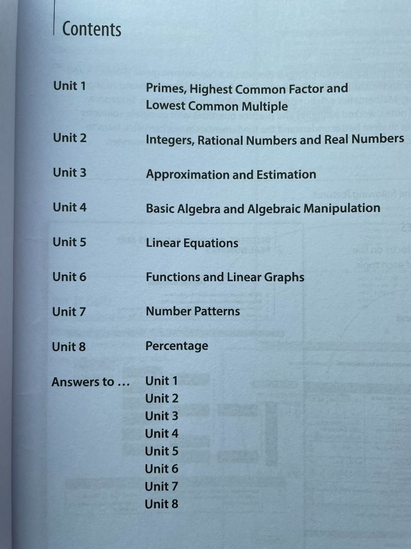 Secondary Maths Book 1 A (Sec 1 Class 7), Hobbies & Toys, Books ...