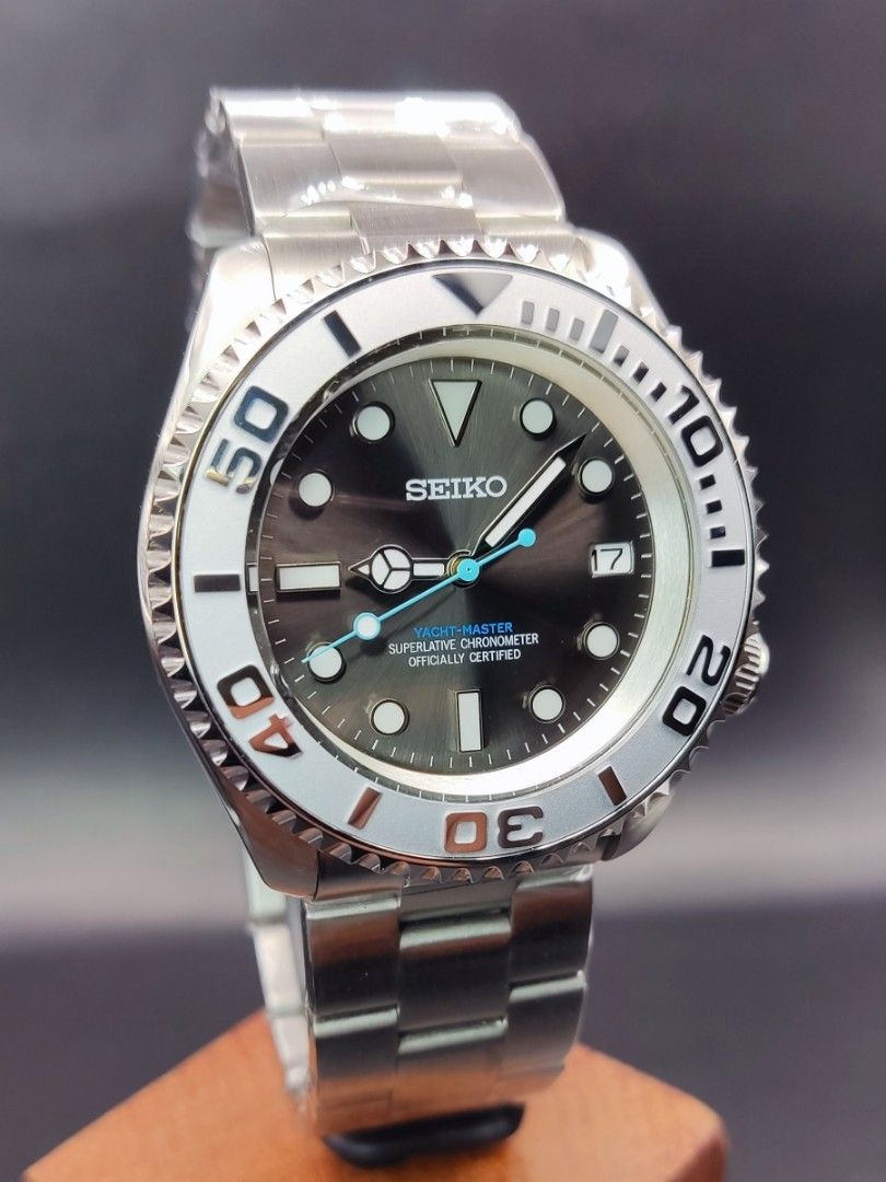 Seiko Mod yachtmaster 42skx, Men's Fashion, Watches & Accessories, Watches on Carousell