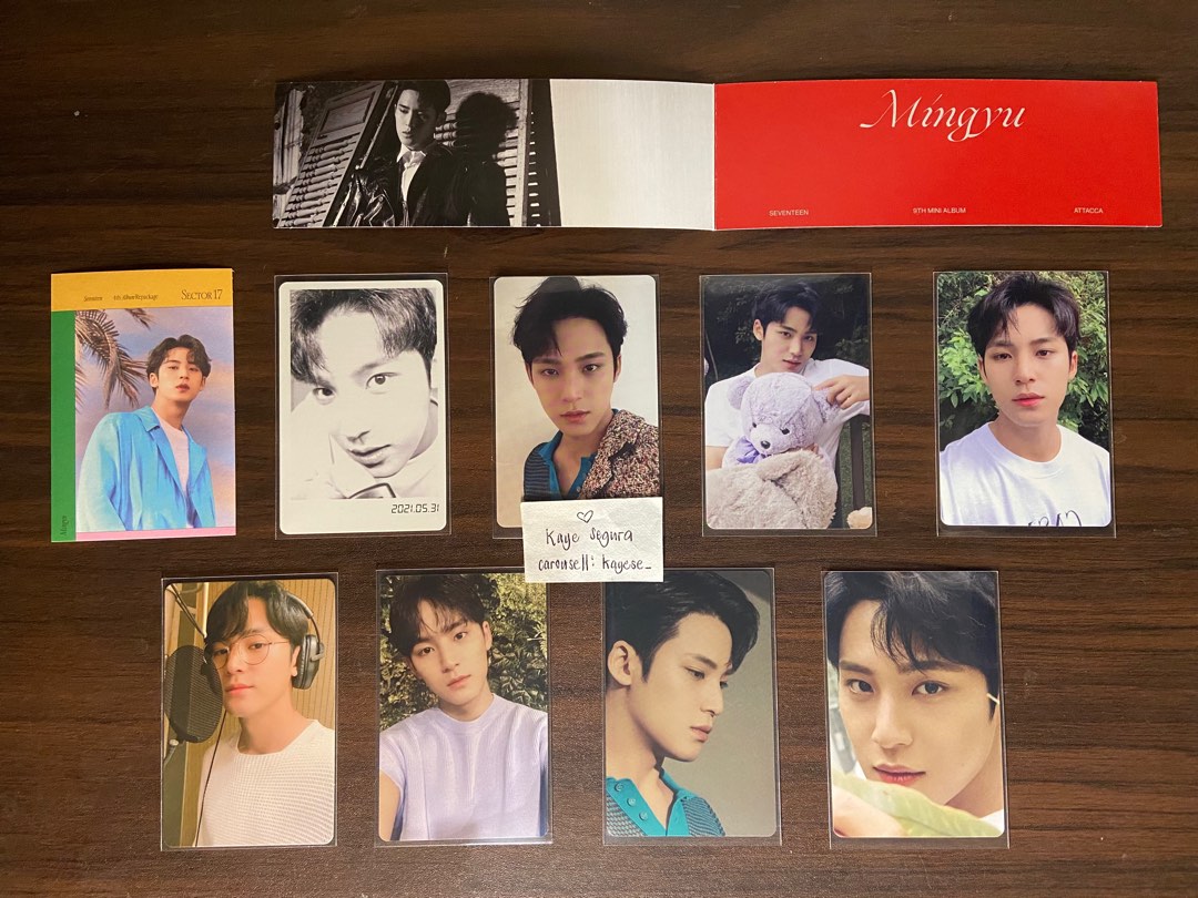 SEVENTEEN MINGYU OFFICIAL MERCHANDISE SET, Hobbies & Toys, Memorabilia & Collectibles, K-Wave on ...