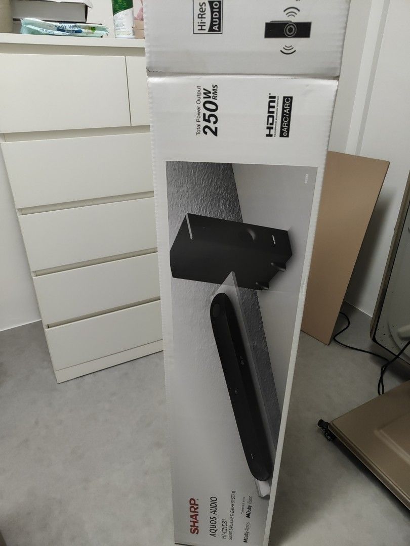 sharp sound bar, Audio, Soundbars, Speakers & Amplifiers on Carousell