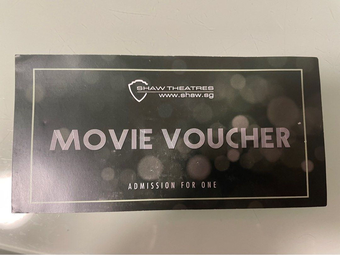 Shaw Movie voucher, Tickets & Vouchers, Vouchers on Carousell