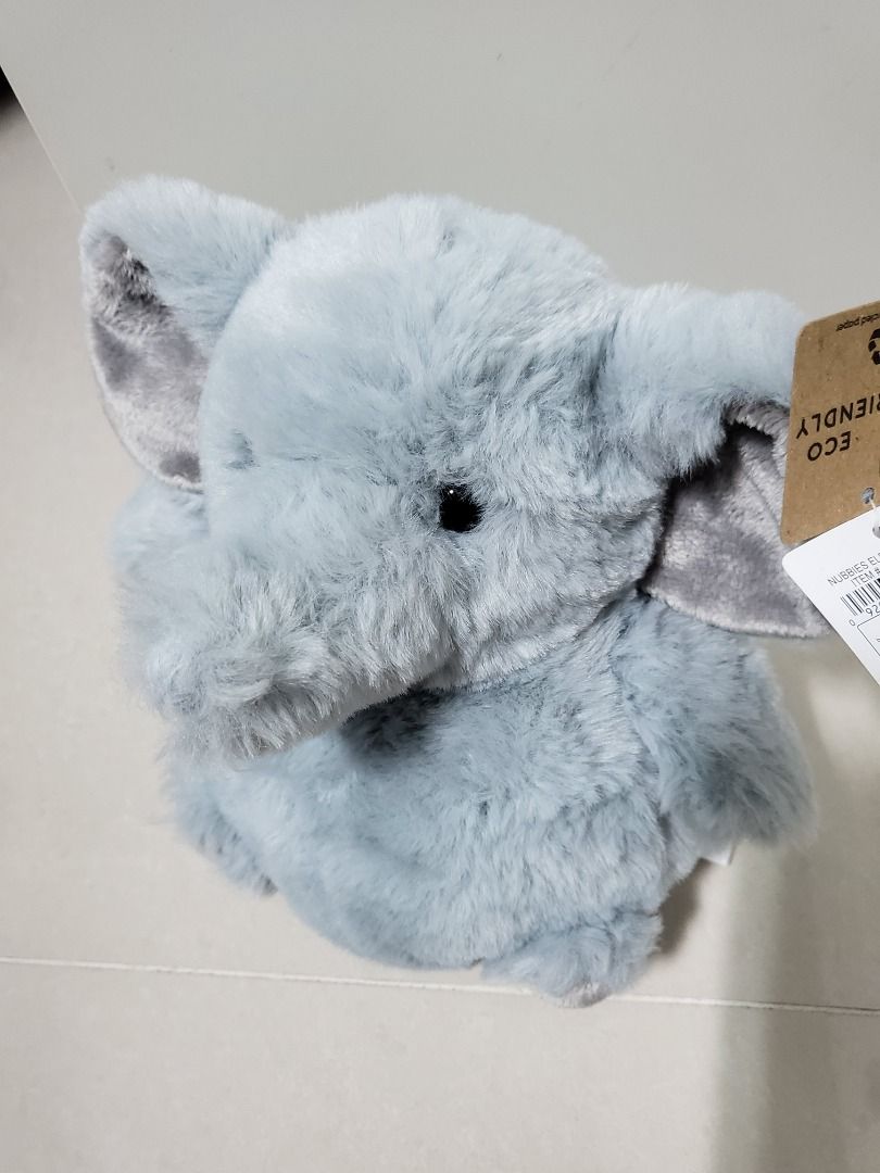 Soft Furry Fluffy Elephant Plush Toy, Hobbies & Toys, Toys & Games on ...