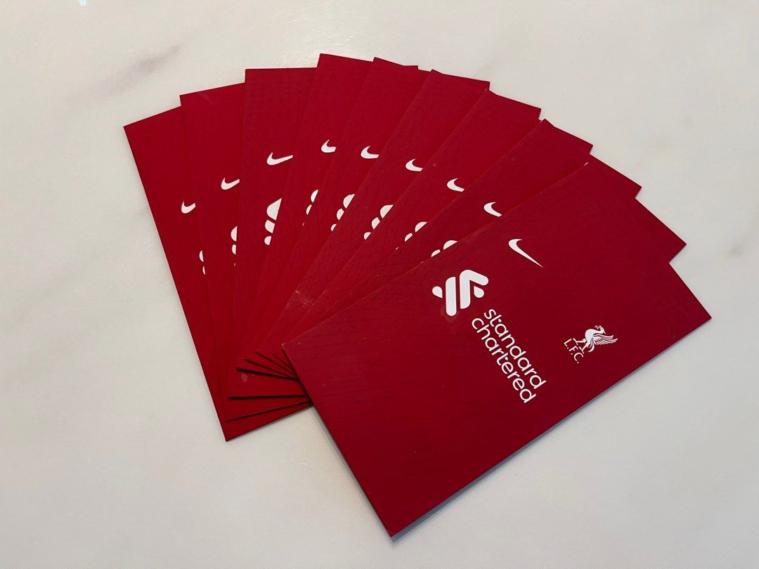 Standard Chartered Liverpool Angpao Red Packet 2023 Limited Edition ...