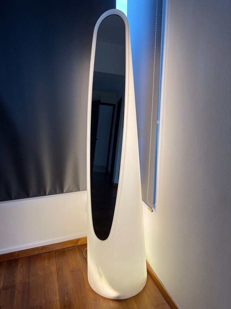 Standing mirror with led light inbuilt, Furniture & Home Living, Home ...
