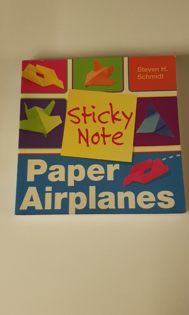 Sticky notes paper planes - 'origami', Hobbies & Toys, Books ...