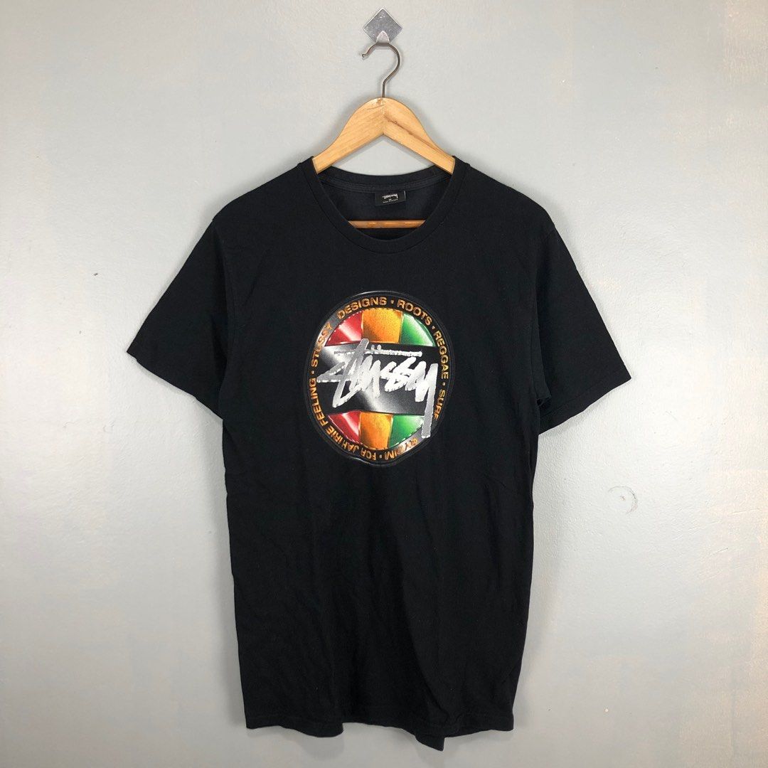 STUSSY REGGAE TEE, Men's Fashion, Activewear on Carousell