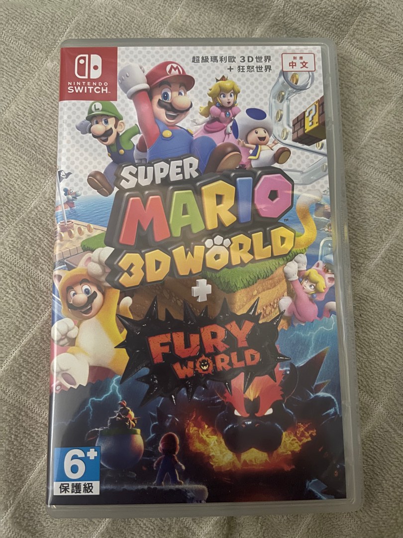 SUPER MARIO 3D WORLD FURY WORLD, 電子遊戲, 電子遊戲, Nintendo 任天堂 - Carousell