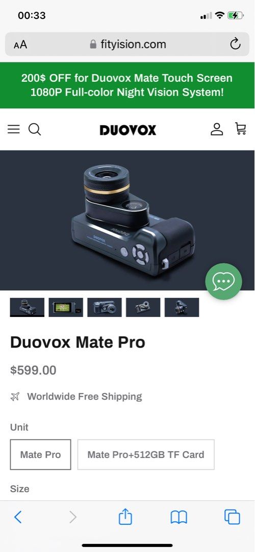 Super sale! Duovox mate pro night vision camera brand new at 50% off, Photography, Cameras on ...